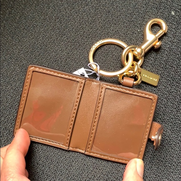 Coach | Accessories | Signature Coach Mini Photo Keychain | Poshmark
